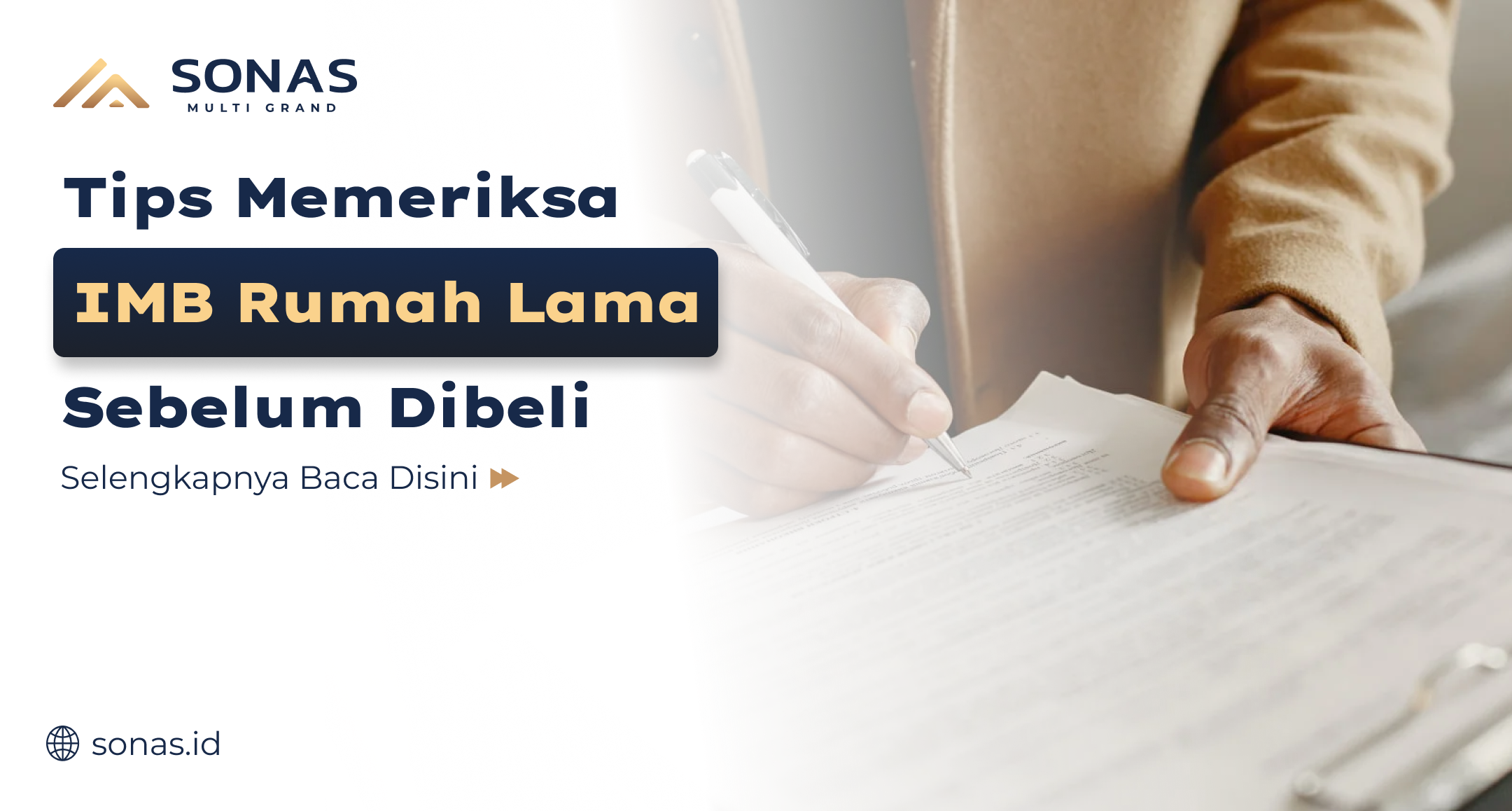 Tips Memeriksa IMB Rumah Lama Sebelum Dibeli - PT Sonas Multi Grand